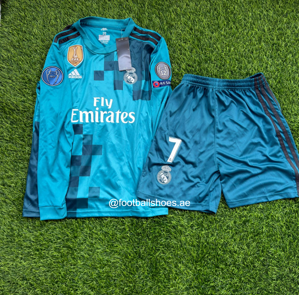 Ronaldo 2017/18 Real Madrid Long Sleeve Jersey – footballshoes.ae